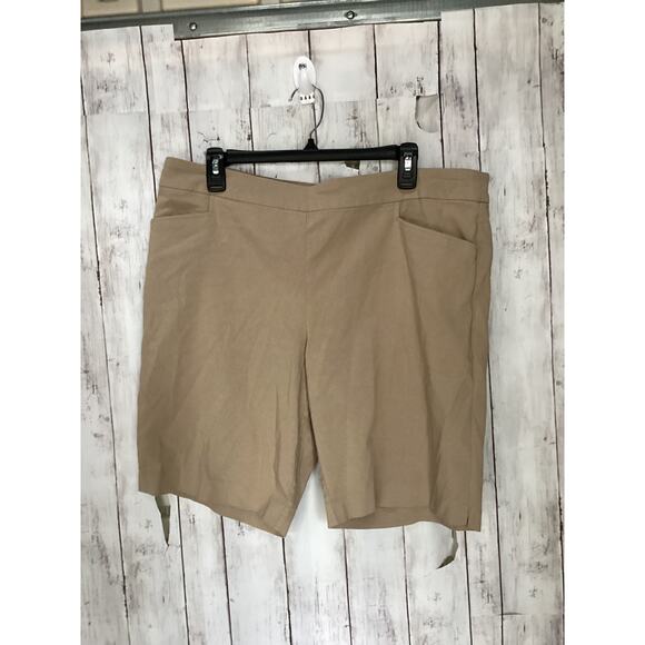 Time and Tru | Shorts | Time And Tru Womens Mid Rise Pull On Cuff ...